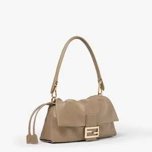 Fendi Baguette® Soft Medium Dove Nappa Leather Bag